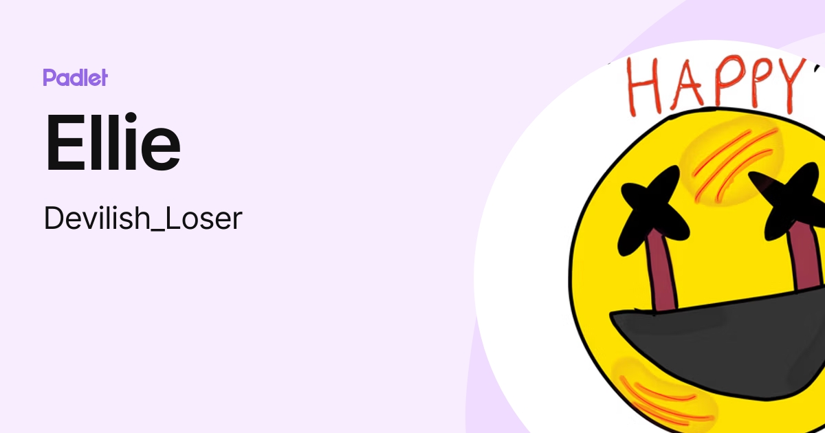 Ellie (Devilish_Loser) profile | Padlet