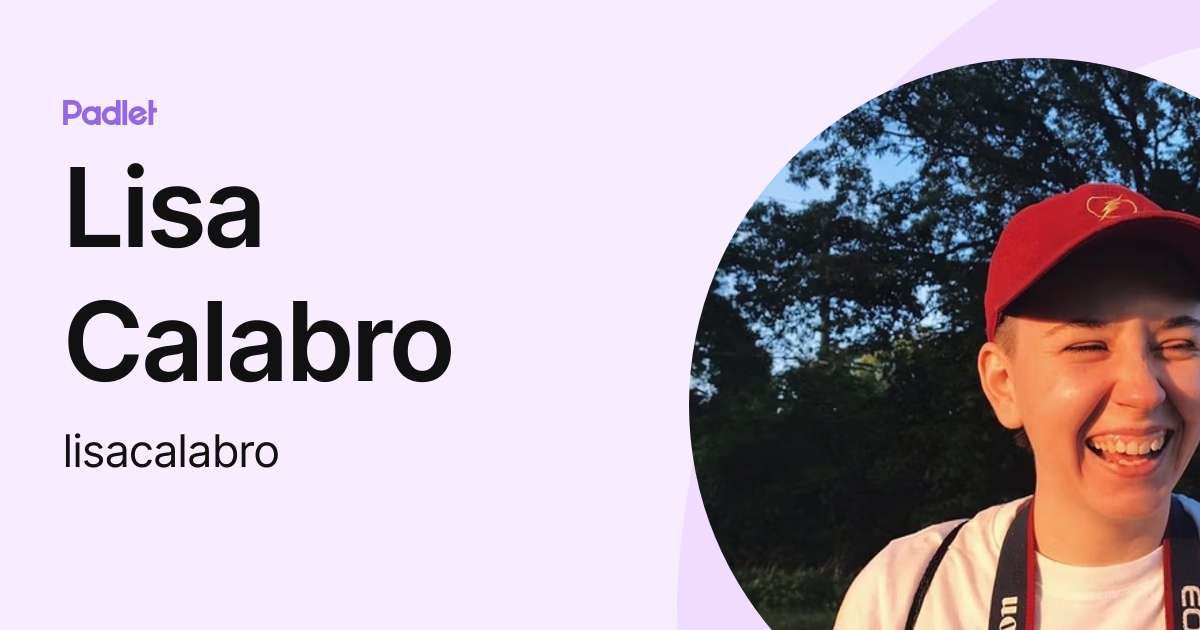 Lisa Calabro (lisacalabro) profile | Padlet