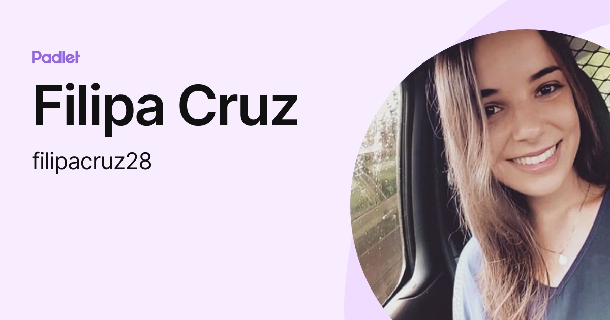 Filipa Cruz (filipacruz28) profile | Padlet
