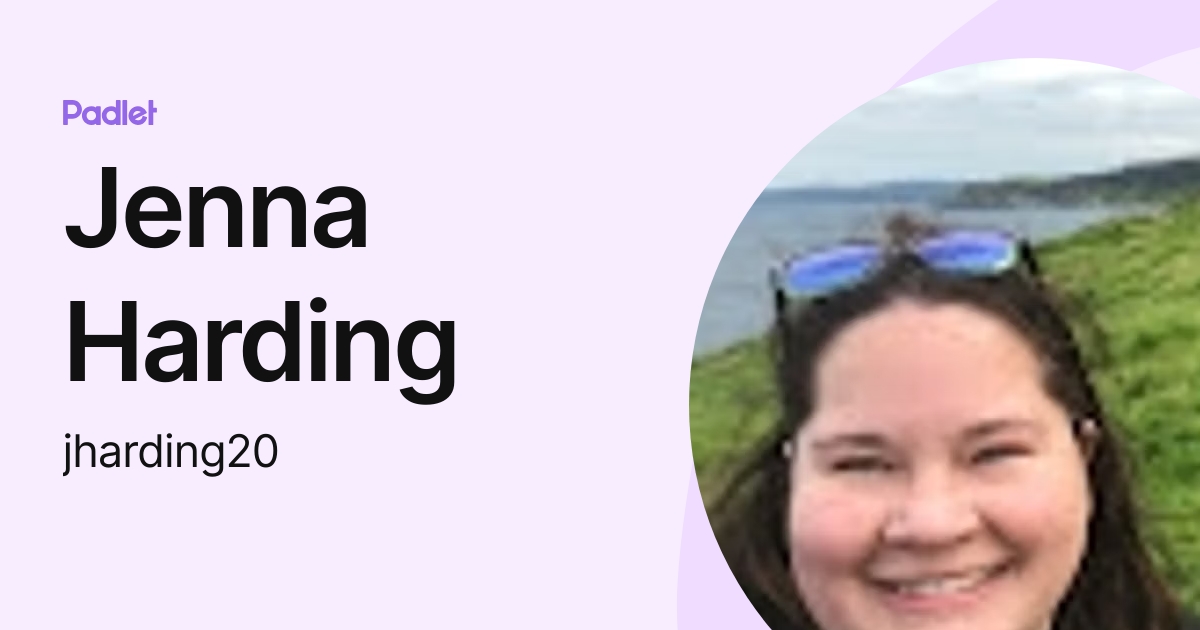 Jenna Harding (jharding20) profile | Padlet