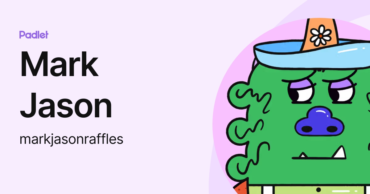 Mark Jason (markjasonraffles) profile | Padlet