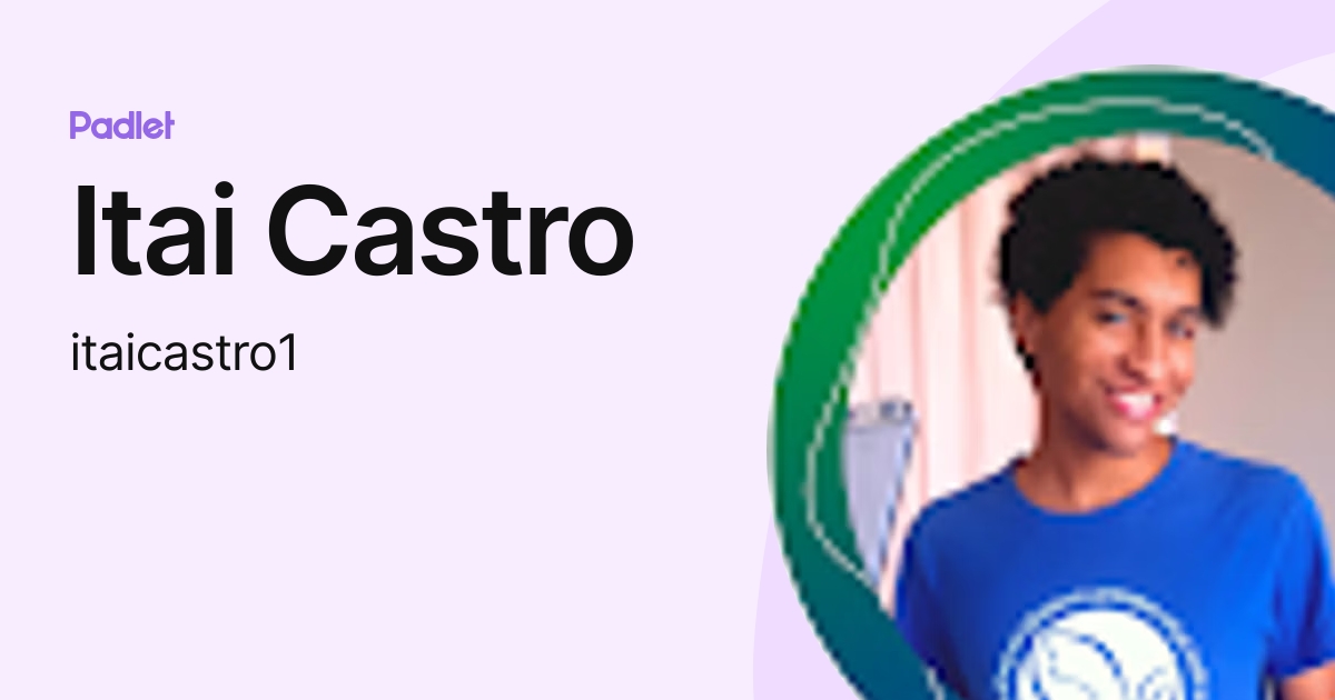 Itai Castro (itaicastro1) profile | Padlet