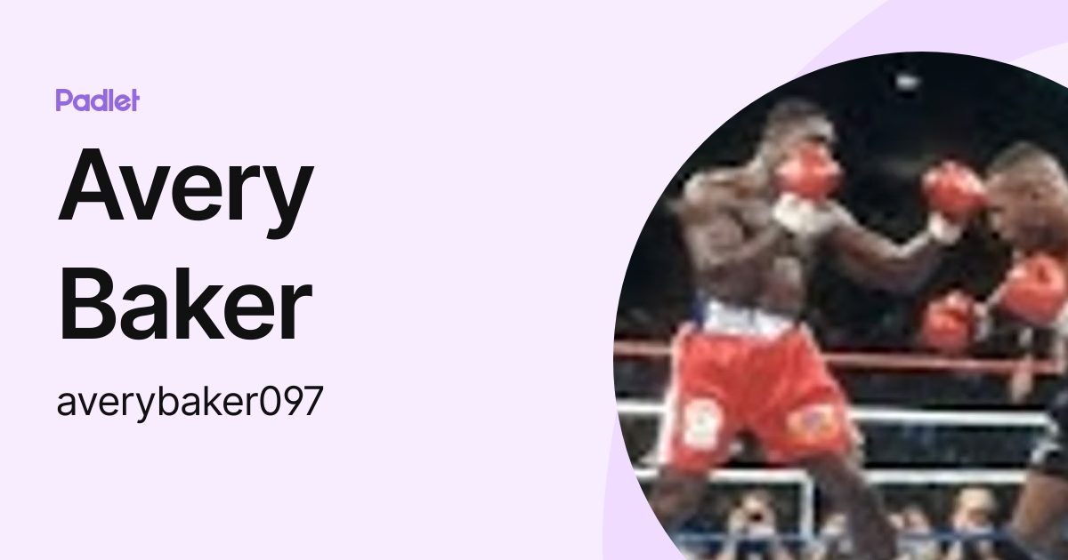 Avery Baker (averybaker097) profile | Padlet