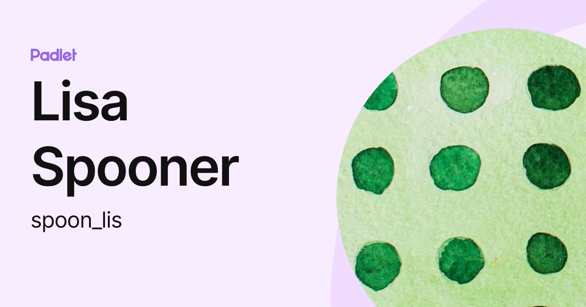 Lisa Spooner (spoon_lis) profile | Padlet