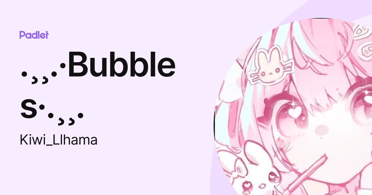 M1zuki·.¸¸. (brynnahamiddleton) profile | Padlet