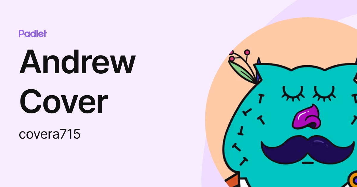 Andrew Cover (covera715) profile | Padlet