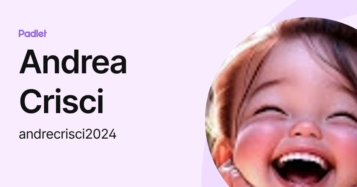 Andrea Crisci (andrecrisci2024) profile | Padlet
