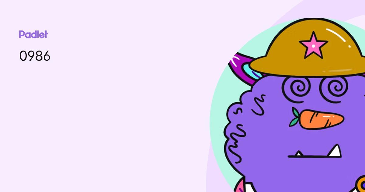 0986 Profile Padlet
