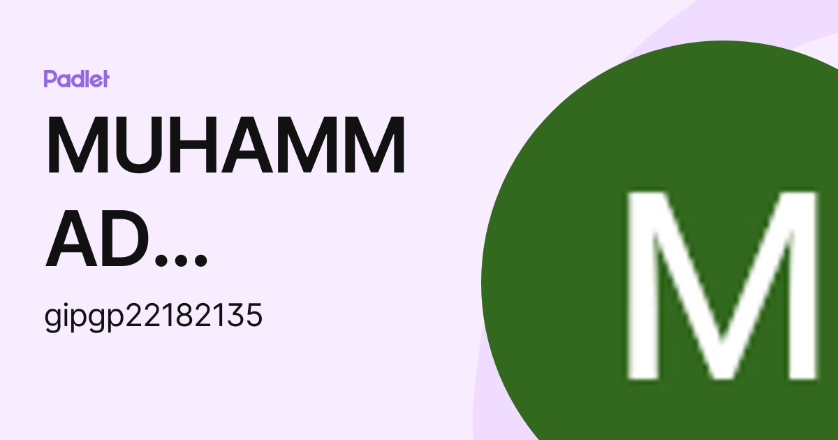 MUHAMMAD SYAMIL ZAFRI BIN CHE AZMAI IPG-Pelajar (gipgp22182135) profile ...