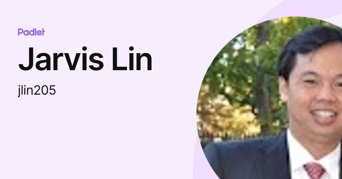 Jarvis Lin (jlin205) profile | Padlet