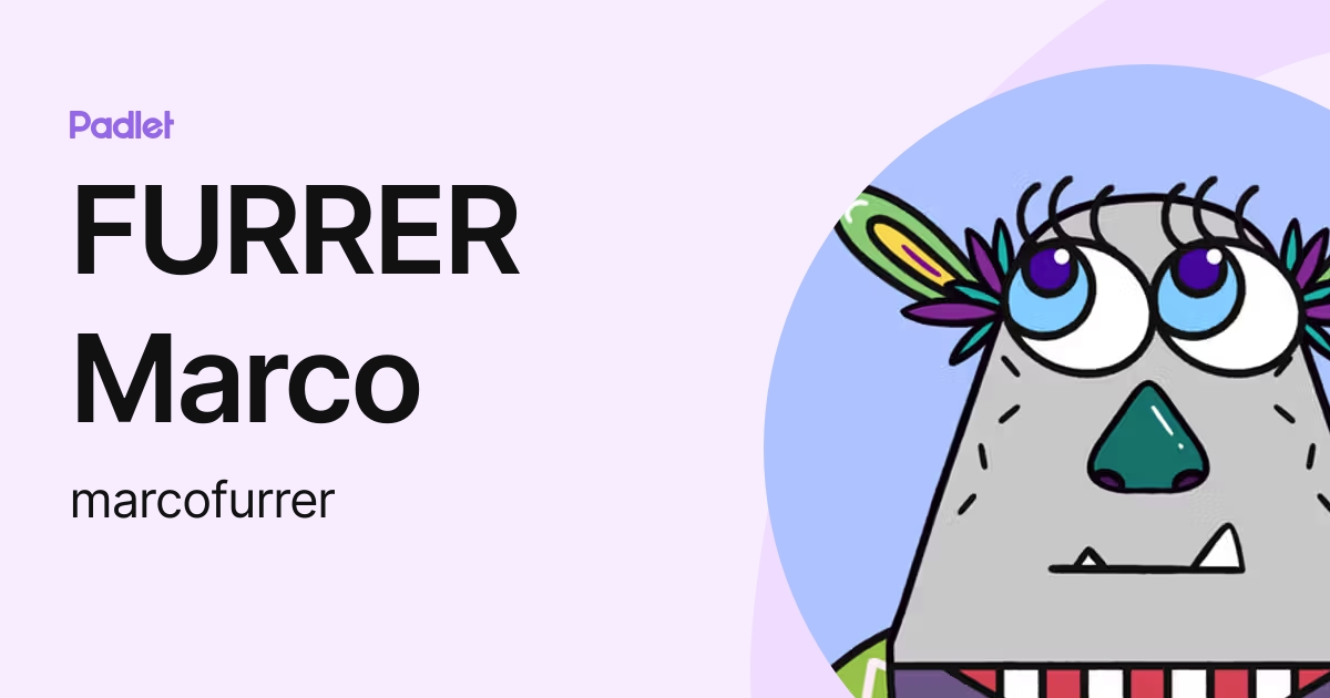 FURRER Marco (marcofurrer) profile | Padlet