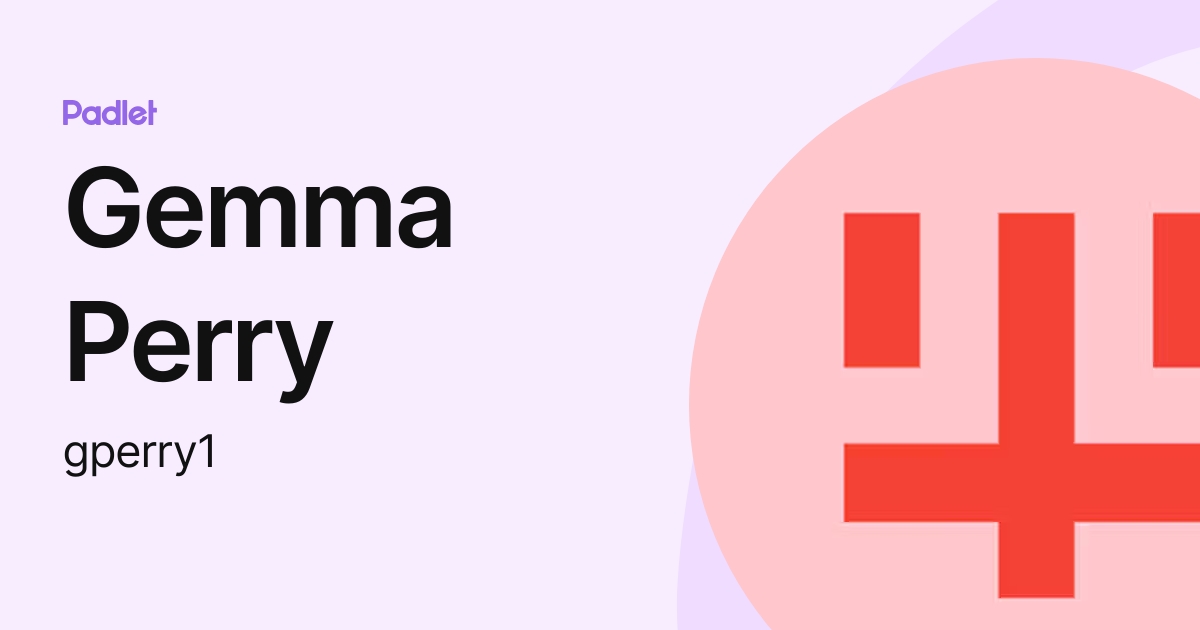 Gemma Perry (gperry1) profile | Padlet