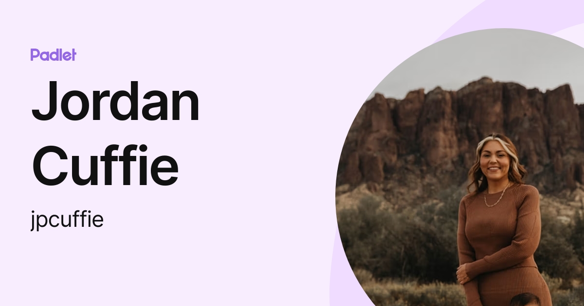 Jordan Cuffie (jpcuffie) profile | Padlet