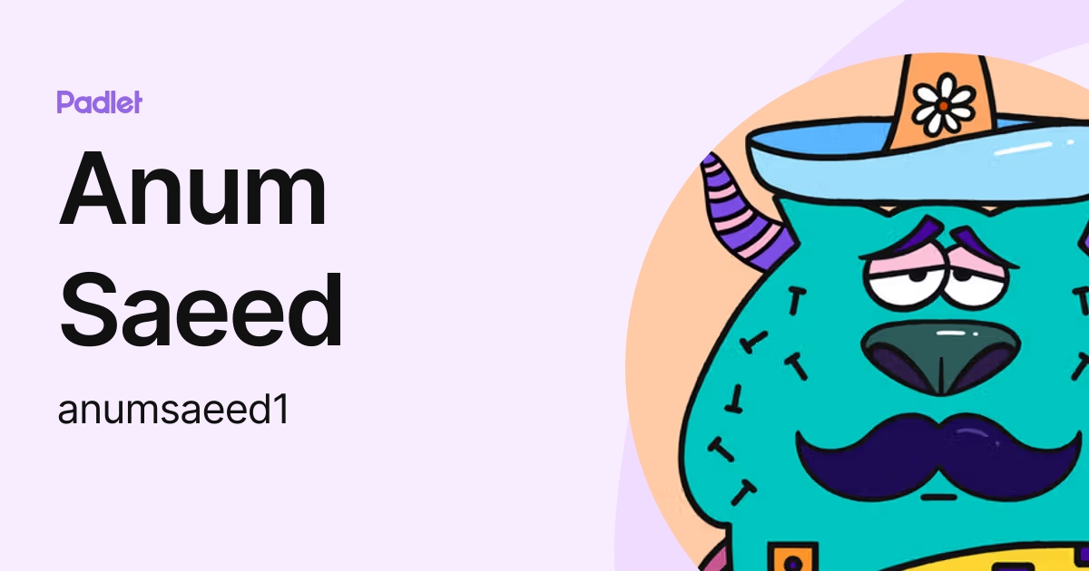 Anum Saeed (anumsaeed1) profile | Padlet