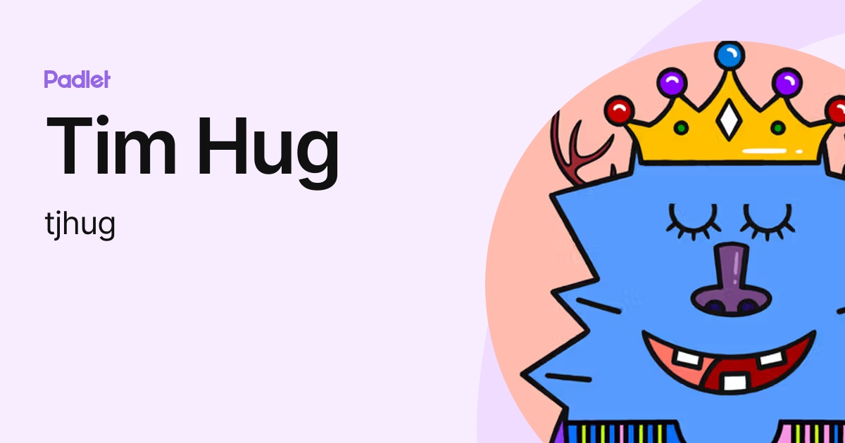 Tim Hug (tjhug) profile | Padlet