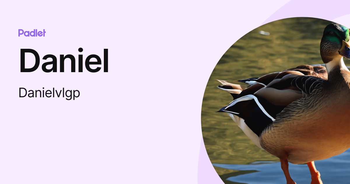 Daniel (Danielvlgp) profile | Padlet