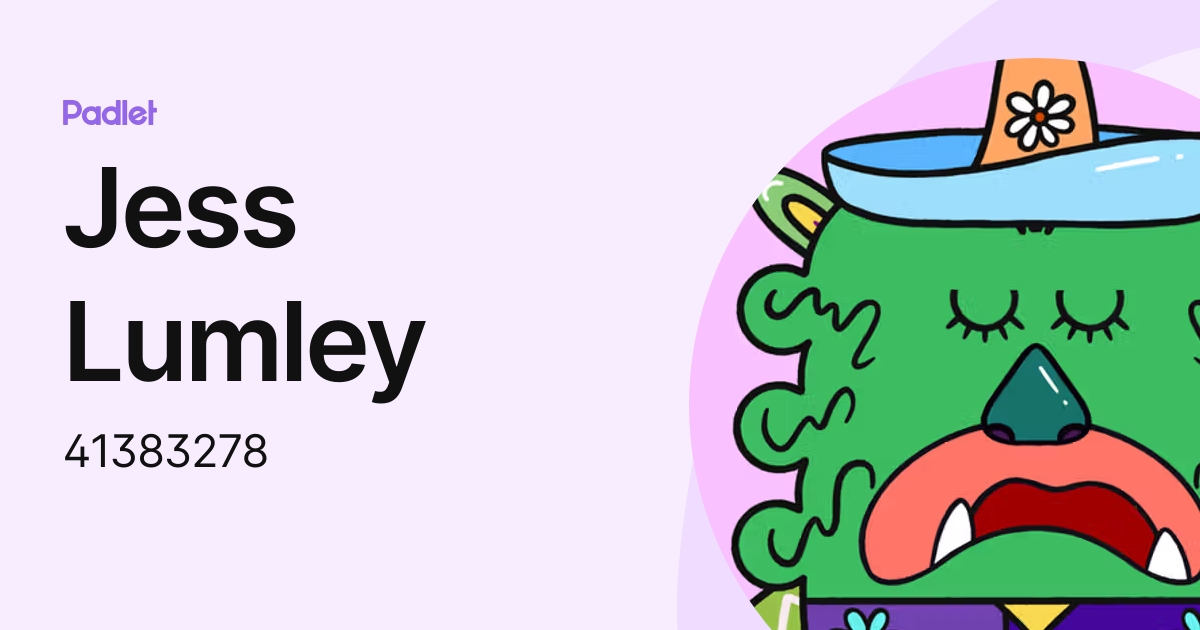 Jess Lumley (41383278) profile | Padlet