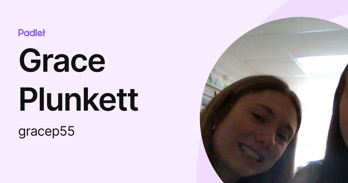 Grace Plunkett (gracep55) profile | Padlet