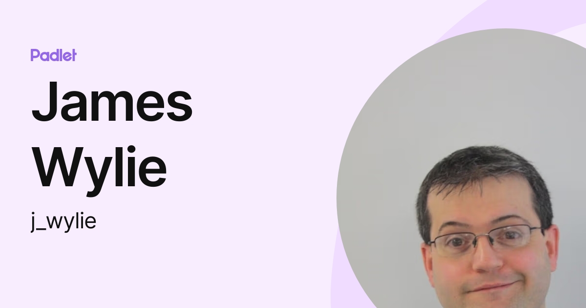 James Wylie (j_wylie) profile | Padlet