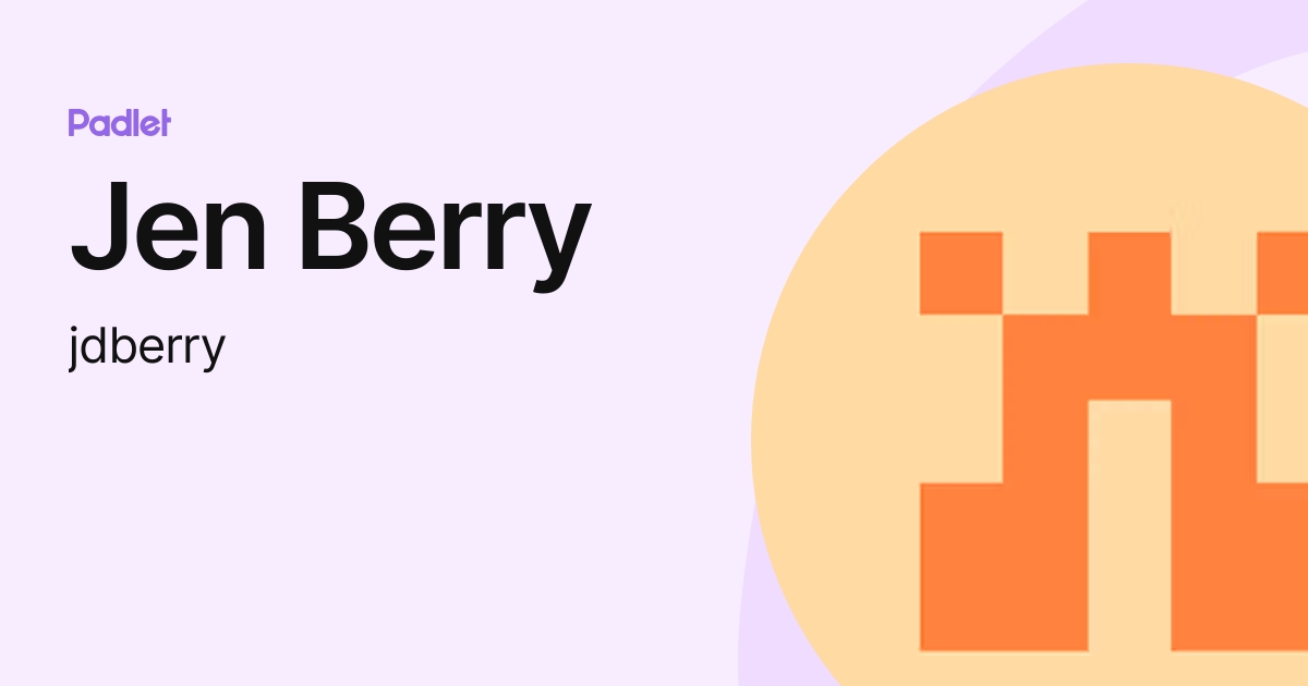 Jen Berry (jdberry) profile | Padlet