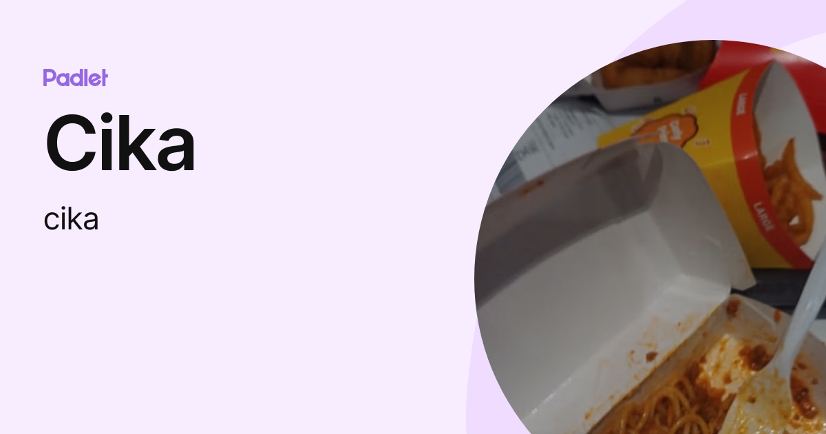Cika (cika) profile | Padlet