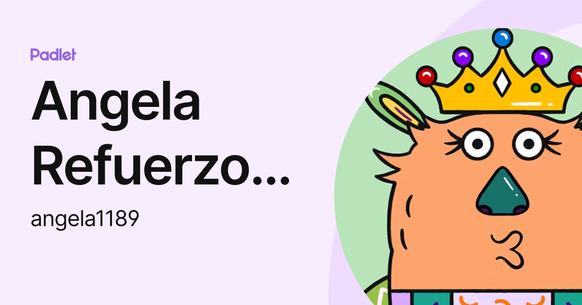 Angela Refuerzo Larsson (angela1189) profile | Padlet