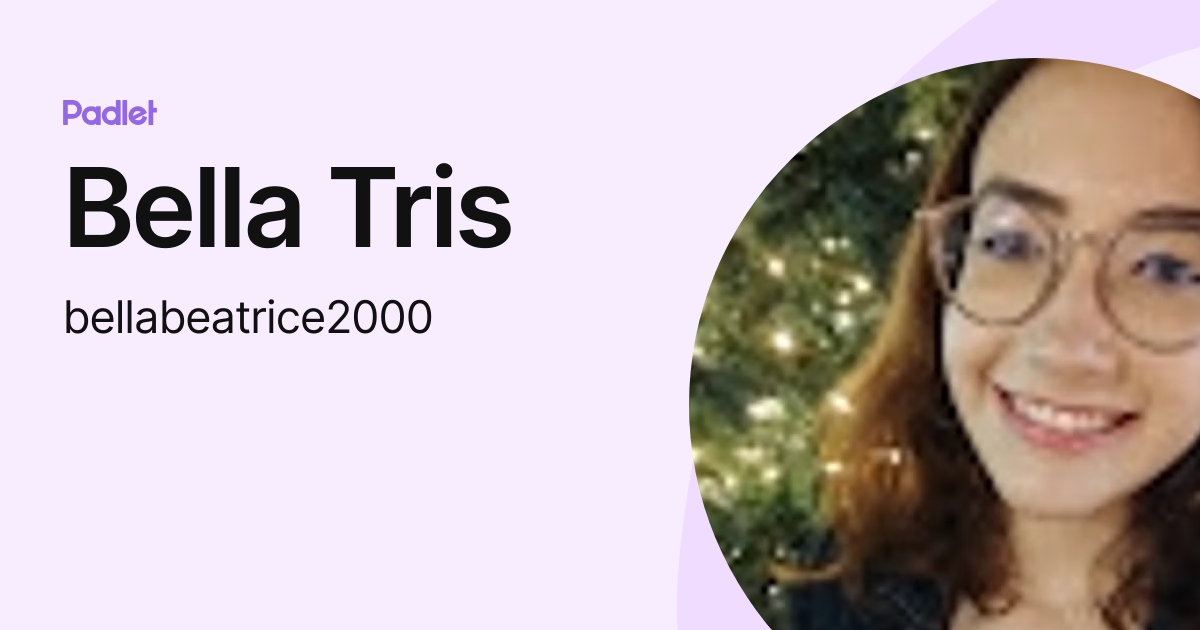 Bella Tris (bellabeatrice2000) profile | Padlet