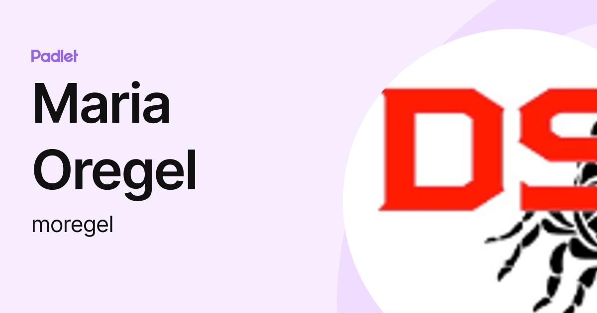 Maria Oregel (moregel) profile | Padlet