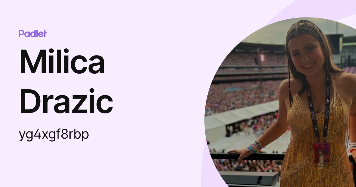 Milica Drazic (yg4xgf8rbp) profile | Padlet
