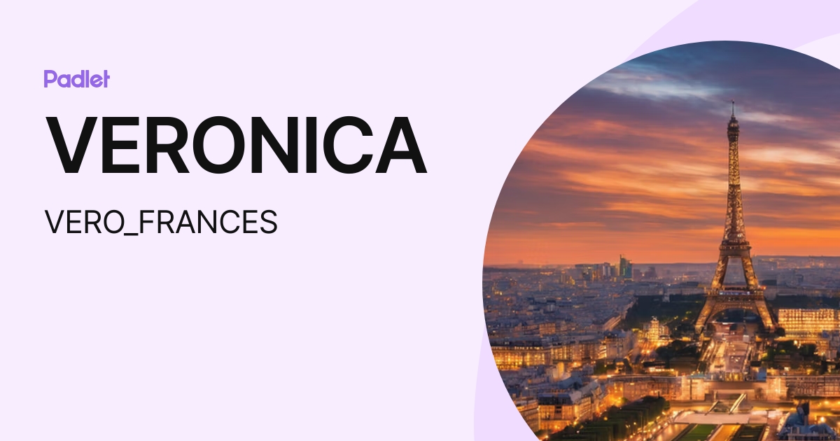 VERONICA (VERO_FRANCES) profile | Padlet