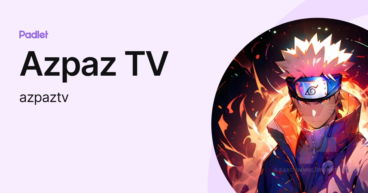 Azpaz TV (azpaztv) profile | Padlet