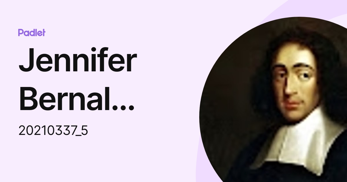 Jennifer Bernal Pomar (20210337_5) profile | Padlet