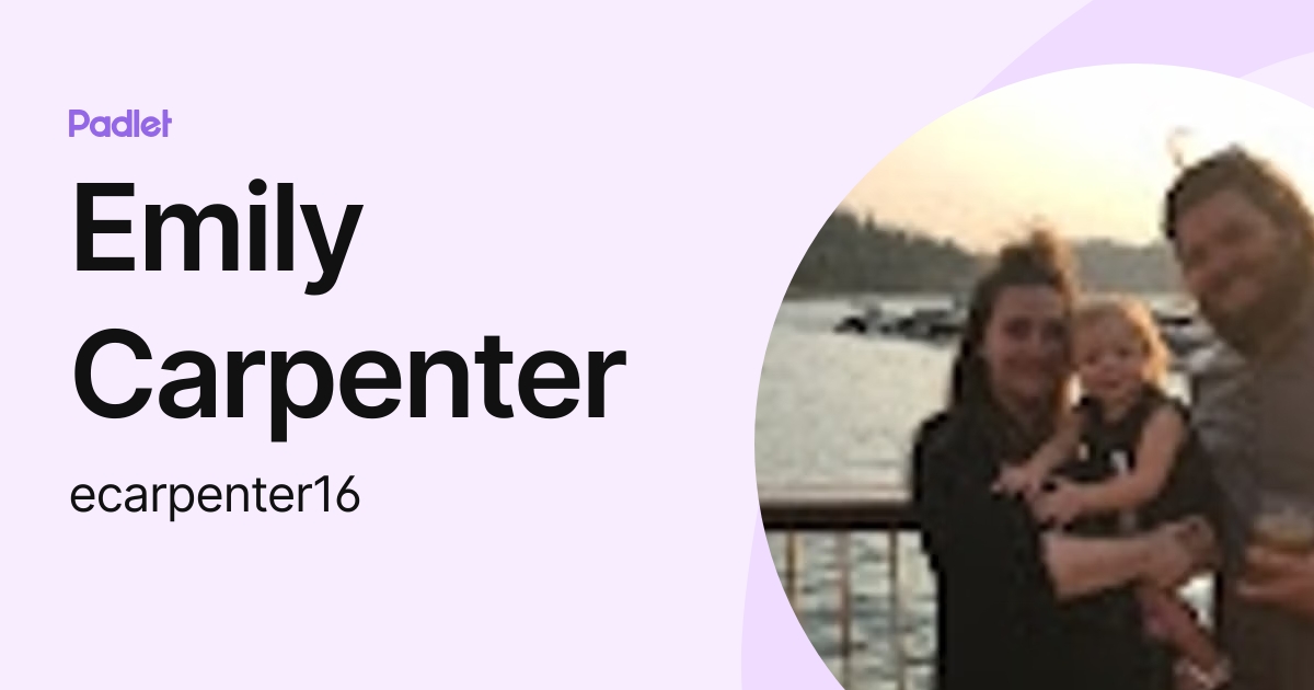 Emily Carpenter (ecarpenter16) profile | Padlet