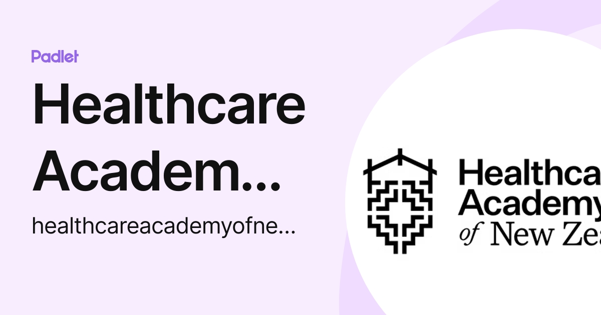 Healthcare Academy of New Zealand (healthcareacademyofnewzealand ...