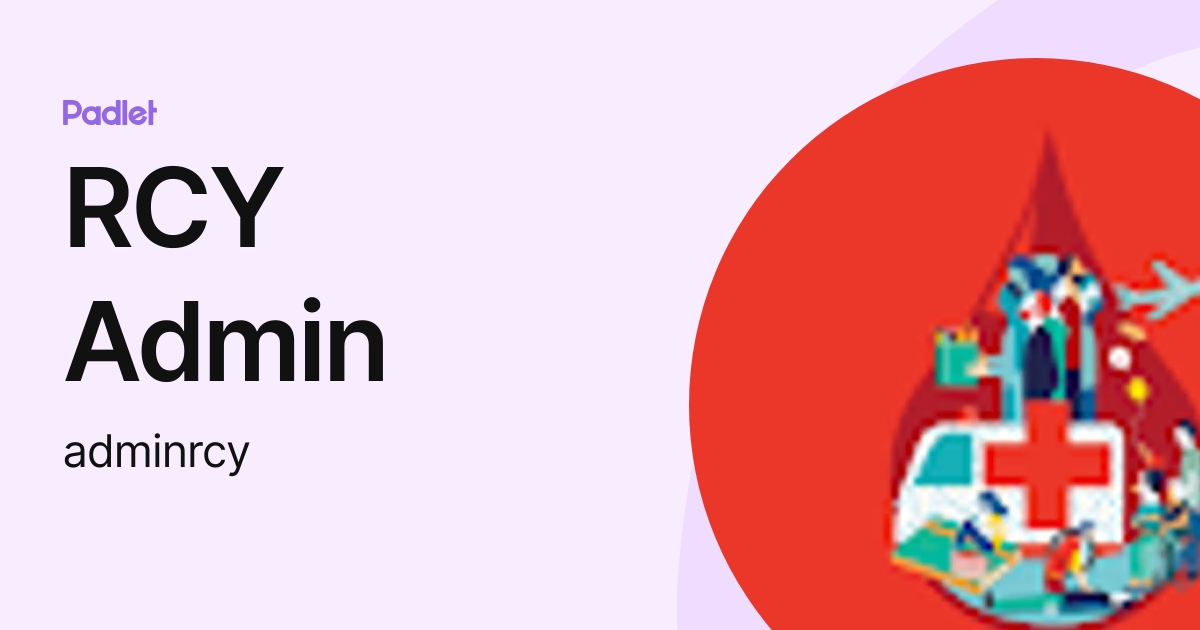 RCY Admin (adminrcy) profile | Padlet