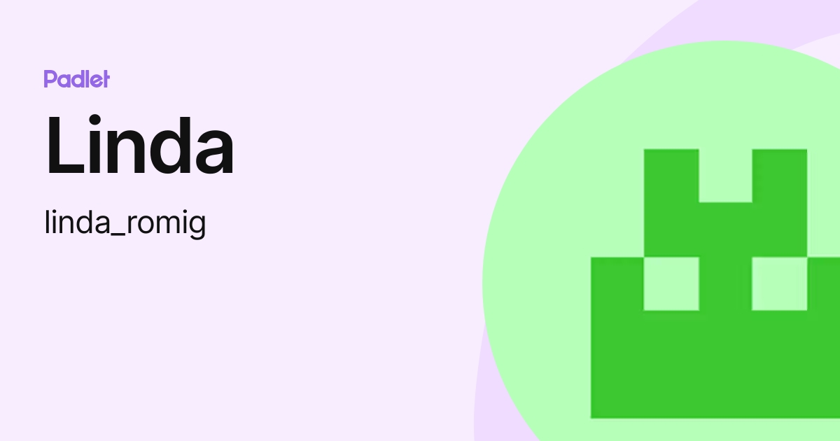 Linda (linda_romig) profile | Padlet