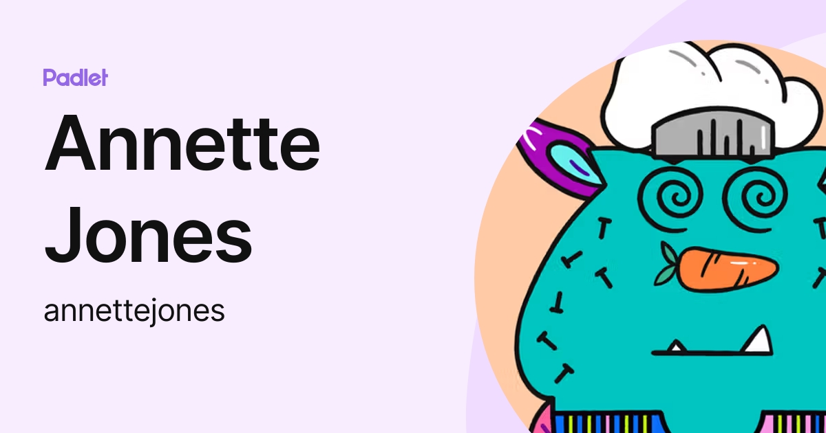 Annette Jones (annettejones) profile | Padlet