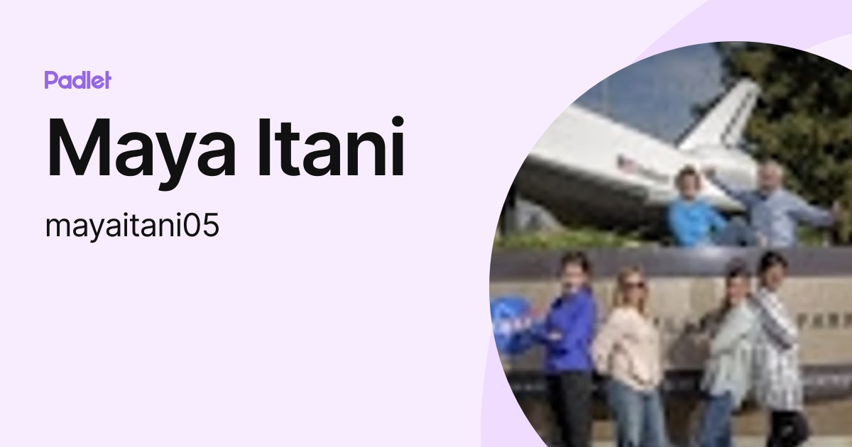 Maya Itani (mayaitani05) profile | Padlet