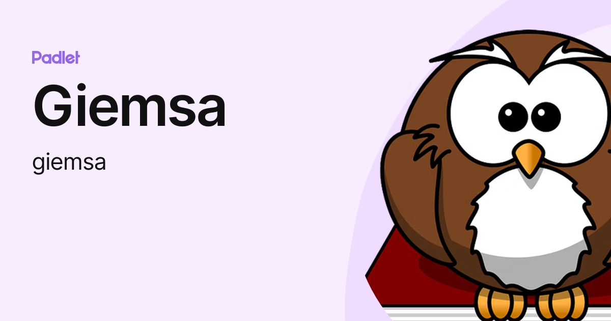 Giemsa (giemsa) profile | Padlet