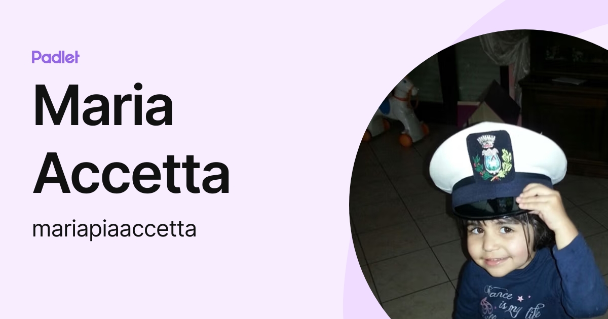 Maria Accetta (mariapiaaccetta) profile | Padlet