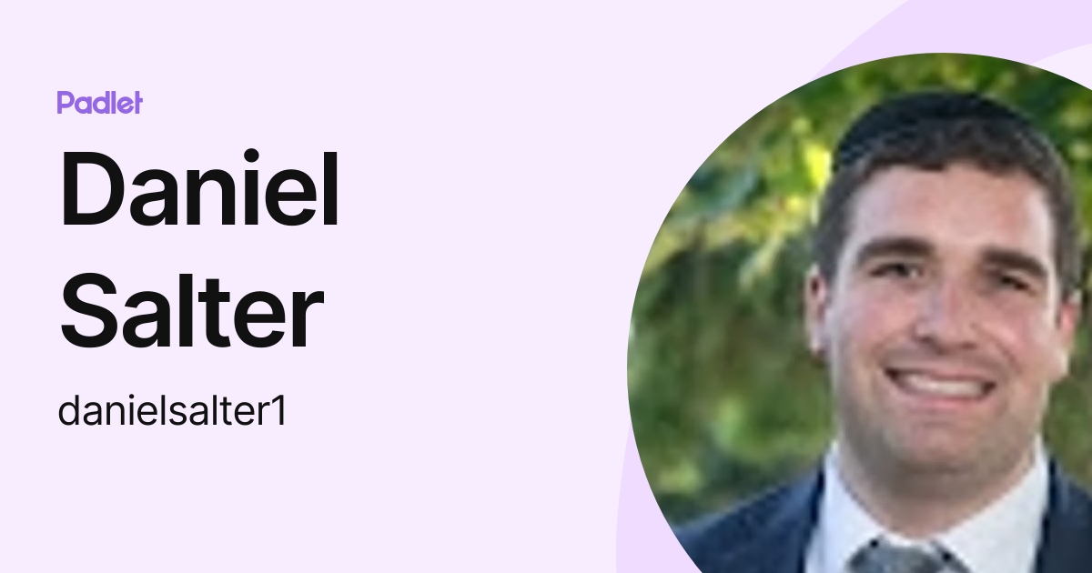 Daniel Salter (danielsalter1) profile | Padlet