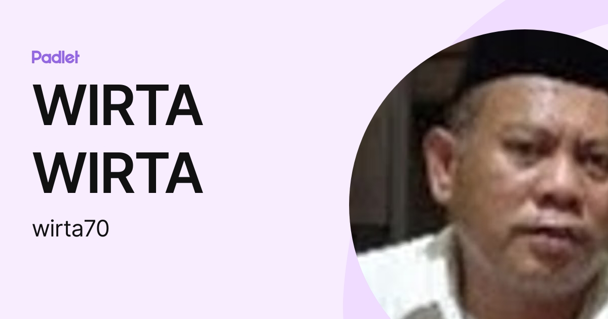 WIRTA WIRTA (wirta70) profile | Padlet