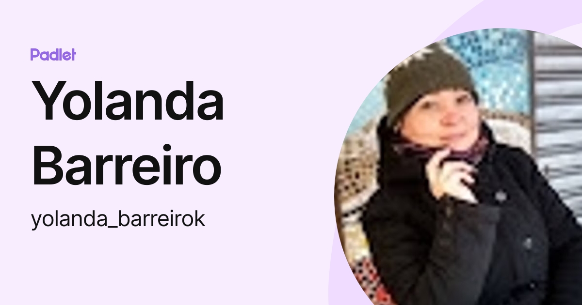 Yolanda Barreiro (yolanda_barreirok) profile | Padlet