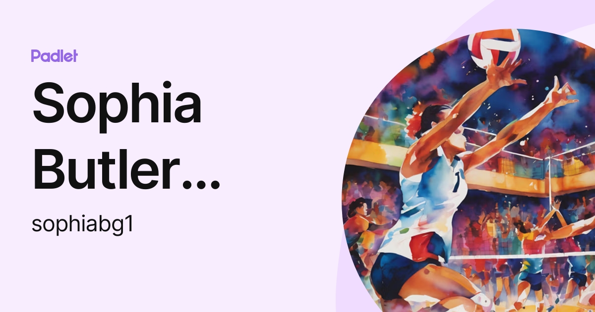 Sophia Butler Guillemí (sophiabg1) profile | Padlet