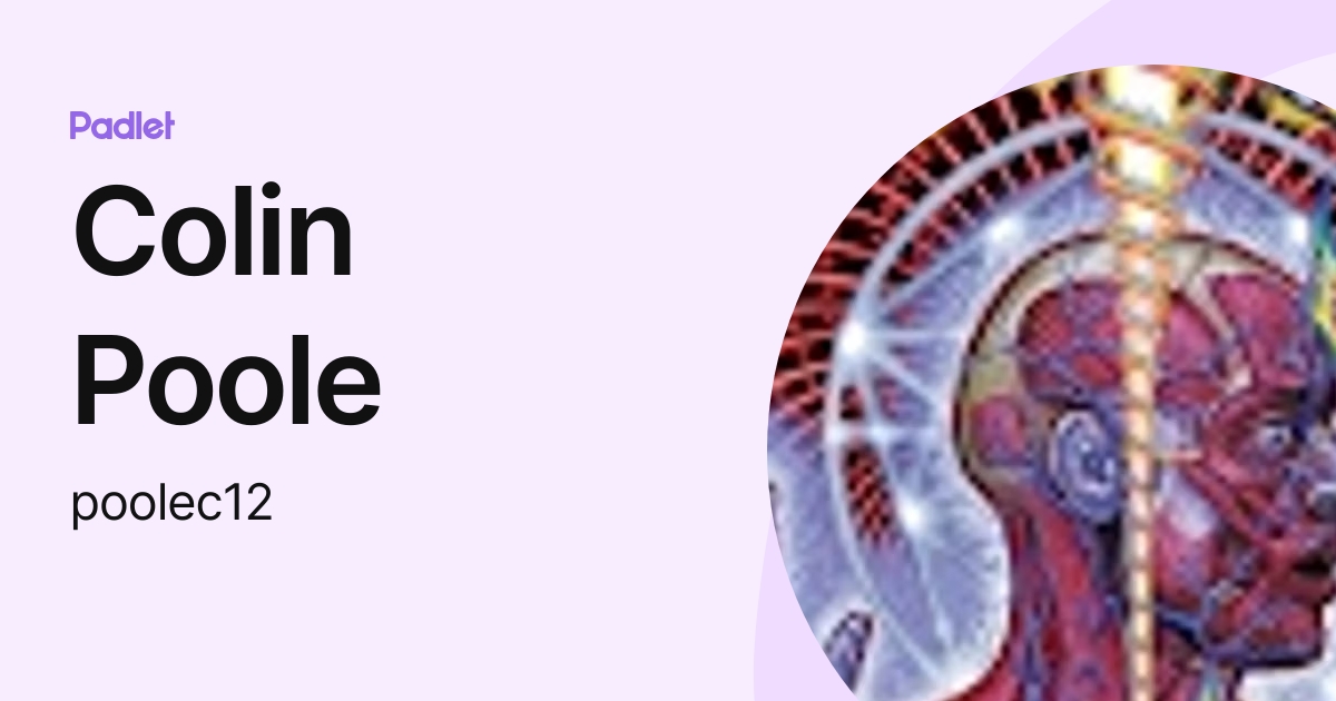 Colin Poole (poolec12) profile | Padlet