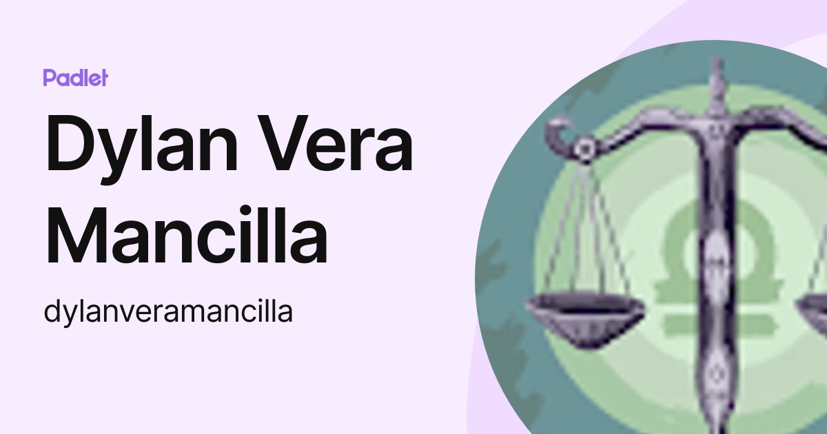 Dylan Vera Mancilla (dylanveramancilla) profile | Padlet