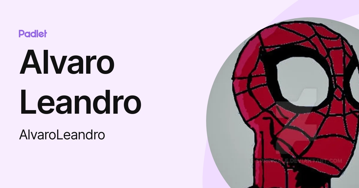 Alvaro Leandro (AlvaroLeandro) profile | Padlet