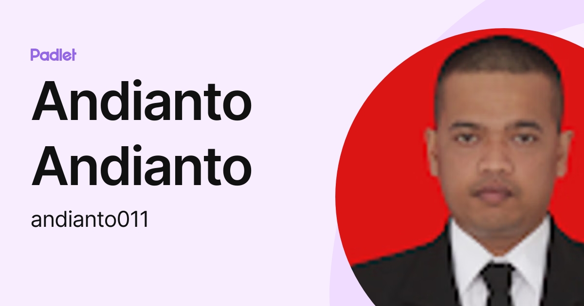 Andianto Andianto (andianto011) profile | Padlet