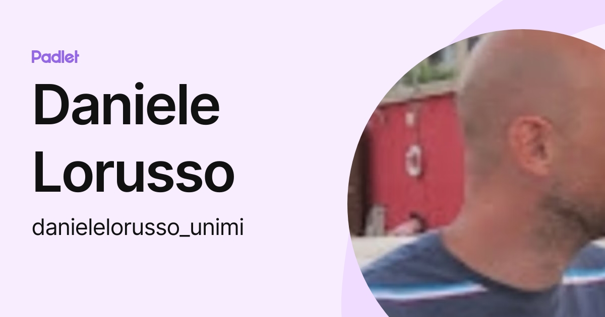 Daniele Lorusso (danielelorusso_unimi) profile | Padlet