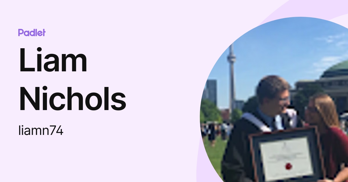 Liam Nichols (liamn74) profile | Padlet